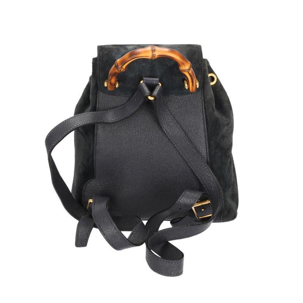 Gucci Bamboo Backpack Black Mini - Gem